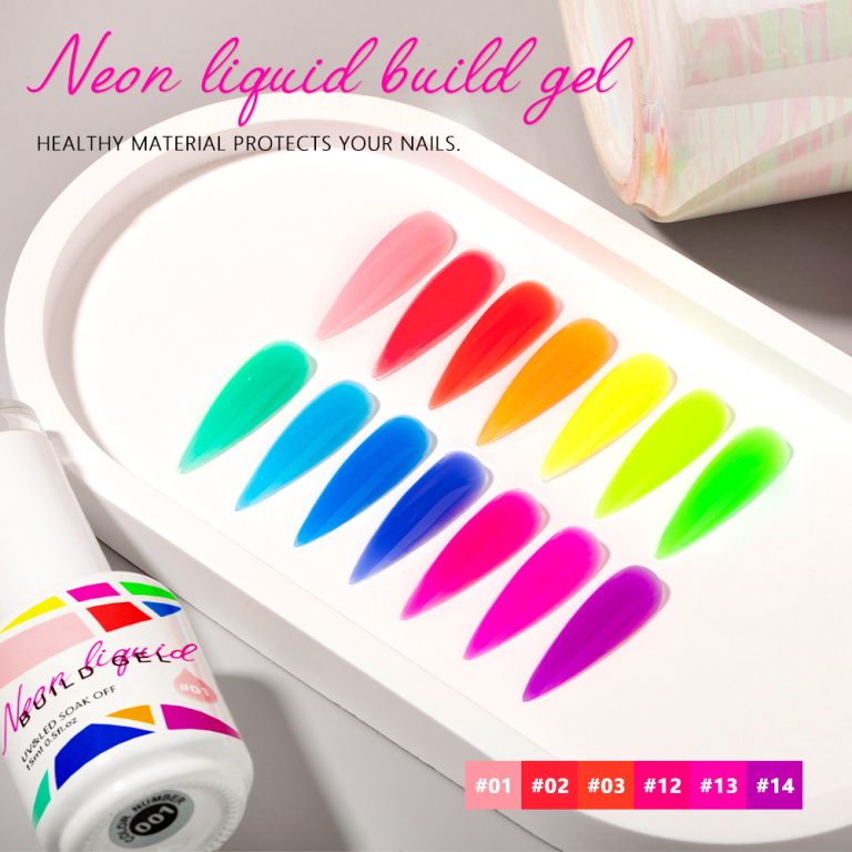 Neon liquid builder gel - Caixuan