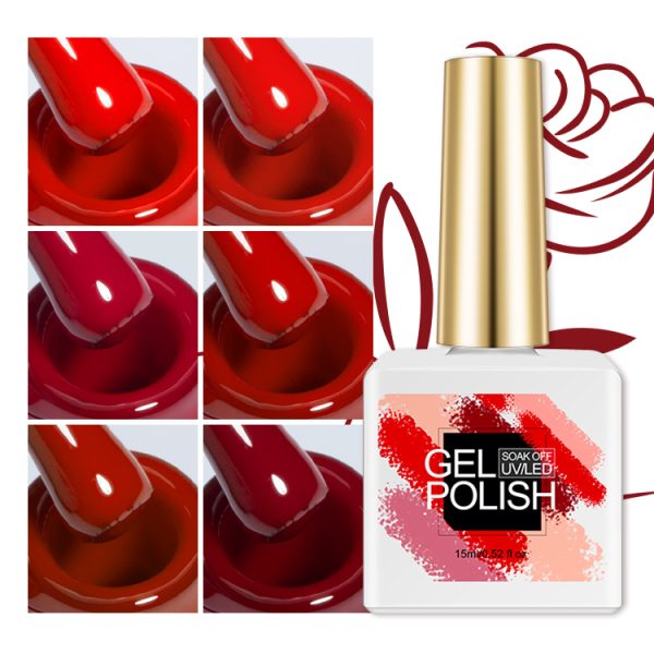 Classical red rubber base gel - Caixuan