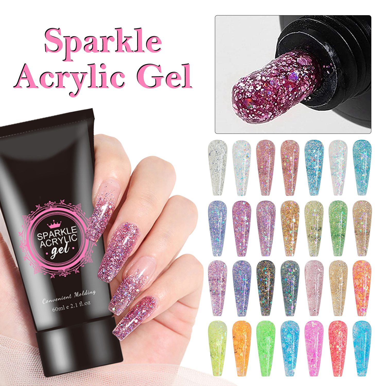 Sparkles poly gel - Caixuan