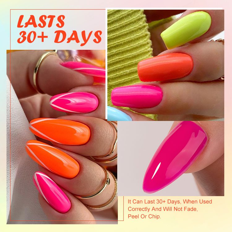 neon rubber base gel - Caixuan
